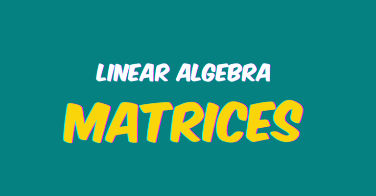 Matrices in Linear Algebra - Codanics